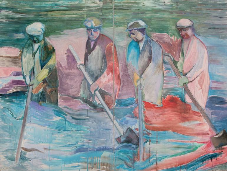 Before Dry Land Painting by Stefanie Trow | Saatchi Art