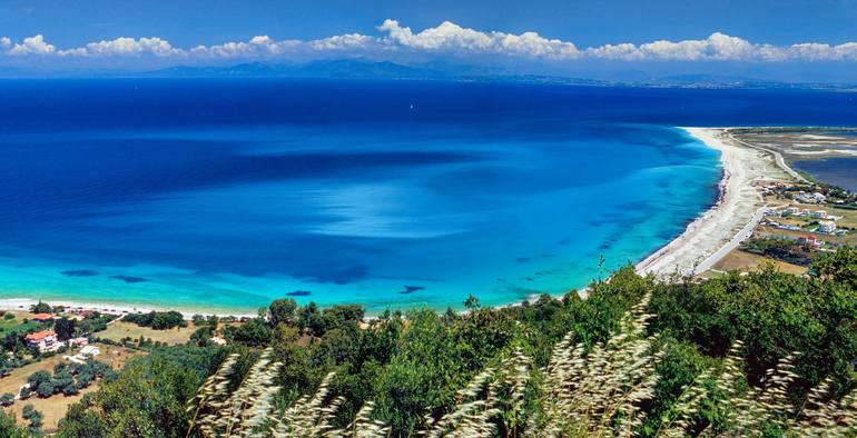 Lefkas island sea Photography by Costas Zissis | Saatchi Art