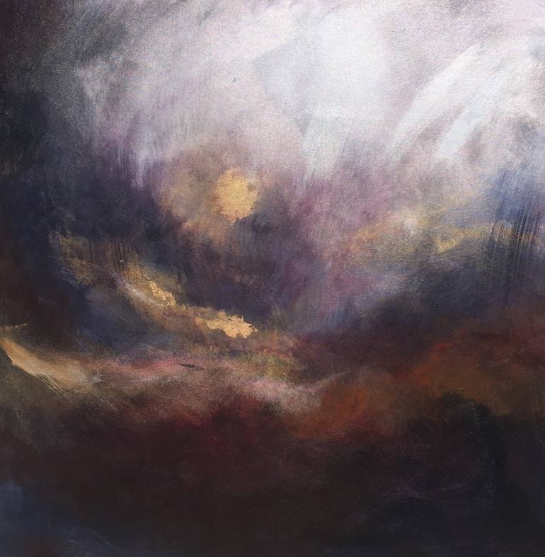 Midnight Sun Painting by Jessica Dunn | Saatchi Art