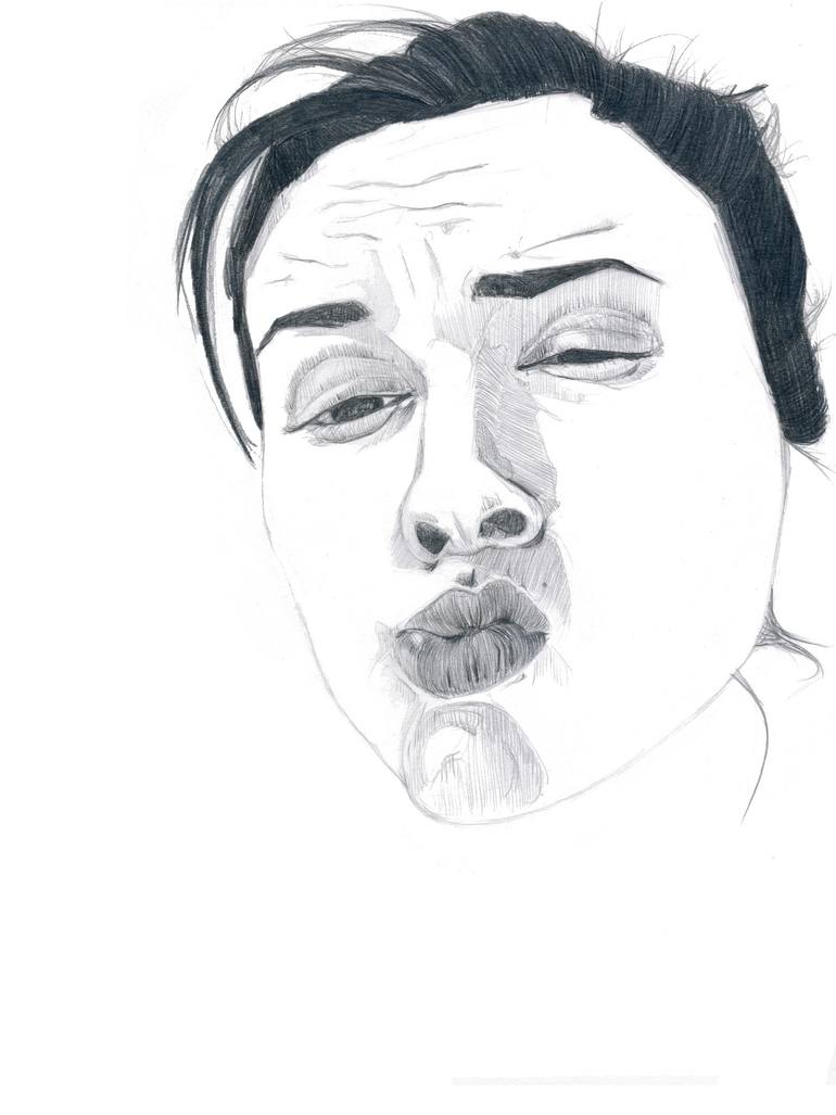 Facebook Profile Picture #599 Drawing by katie ferrari | Saatchi Art