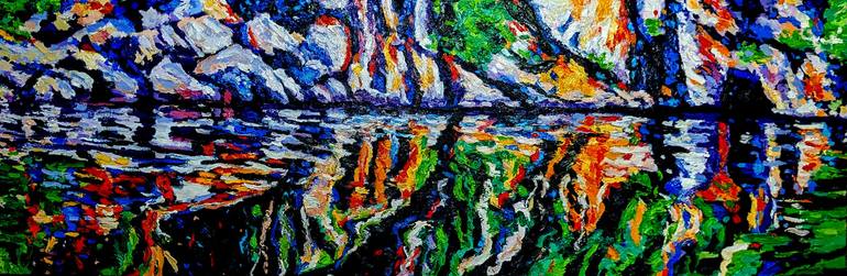 Shoreline Patterns Painting by Susan Ross | Saatchi Art