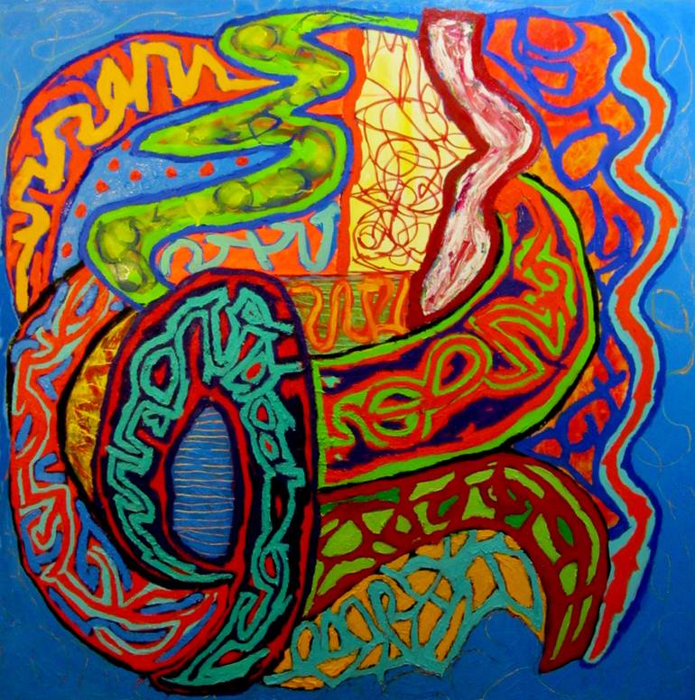 Flower Moon Painting by Susan Ross | Saatchi Art