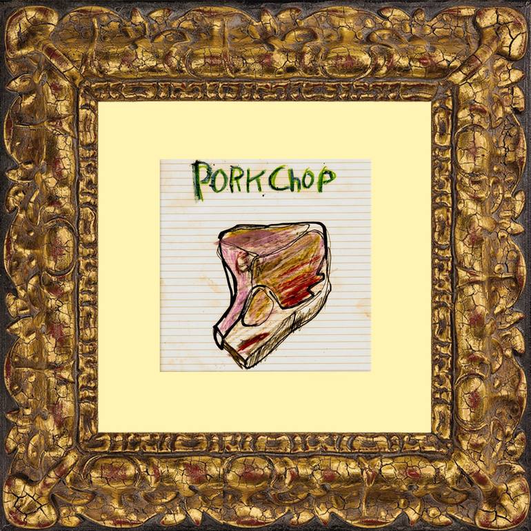 Porkchop Drawing by Garric Simonsen | Saatchi Art