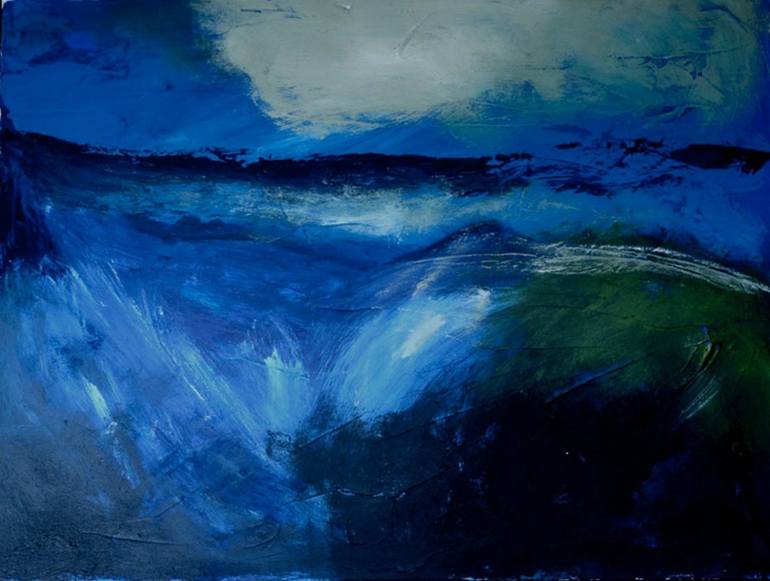 The Sea, The Sea ll Painting by Maria Pierides | Saatchi Art
