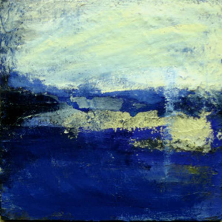 Silent Sea Painting by Maria Pierides | Saatchi Art