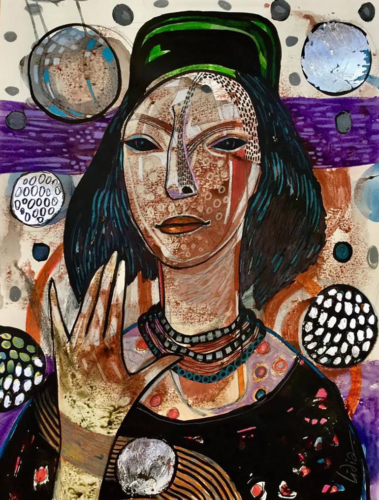 Hello There! Drawing by Lidia Simeonova | Saatchi Art