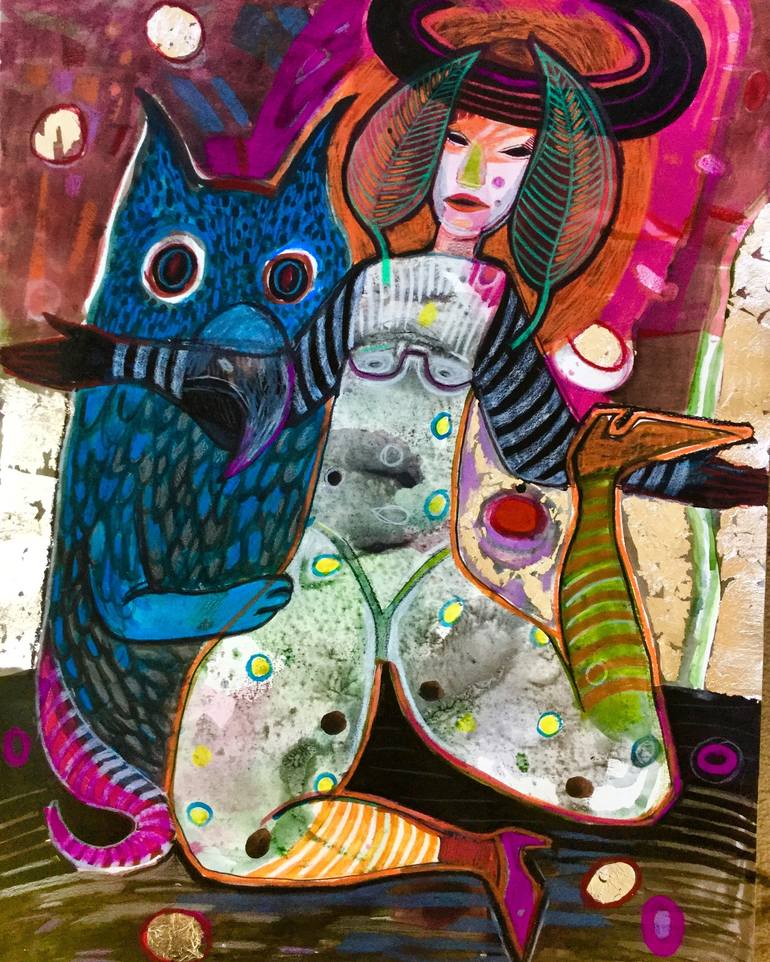 Wild dance Drawing by Lidia Simeonova | Saatchi Art