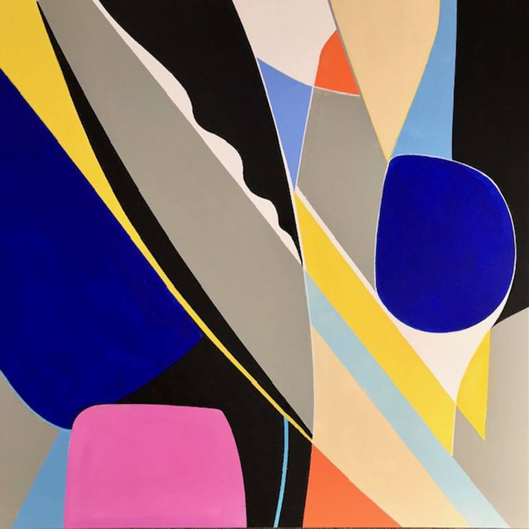 BLUE NOTE Painting by Gilbert Raffin | Saatchi Art