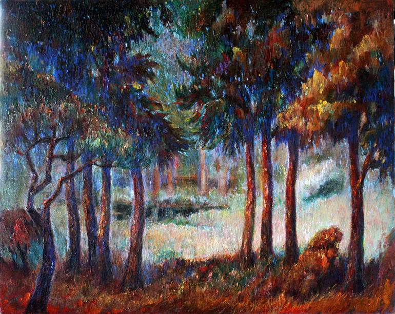 Meadow in the forest Painting by Igor Marchenko | Saatchi Art