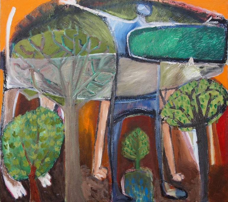 Entering the forest Painting by Colleen Shaw | Saatchi Art