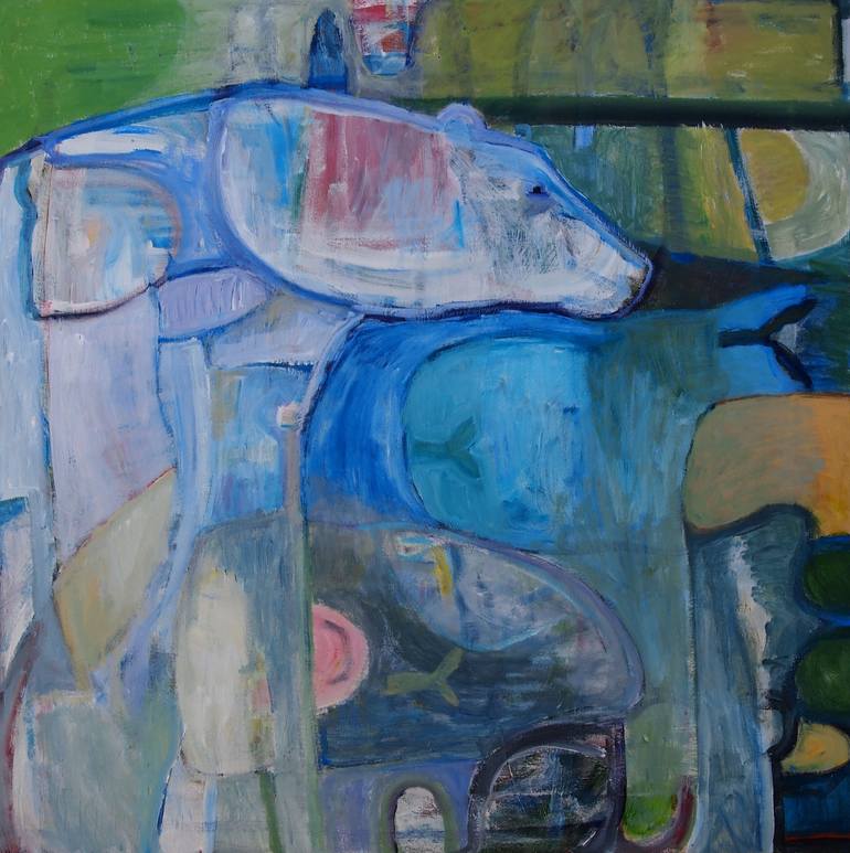 Polar bear Painting by Colleen Shaw | Saatchi Art