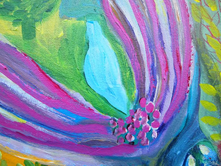 In the tropical house Painting by Colleen Shaw | Saatchi Art