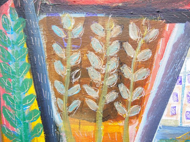 The animals walk into town Painting by Colleen Shaw | Saatchi Art