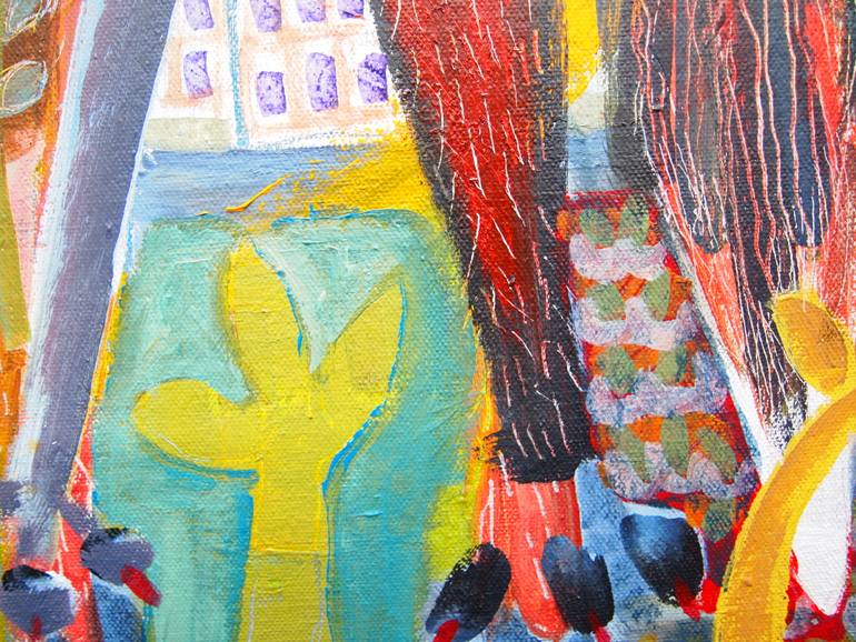 The animals walk into town Painting by Colleen Shaw | Saatchi Art