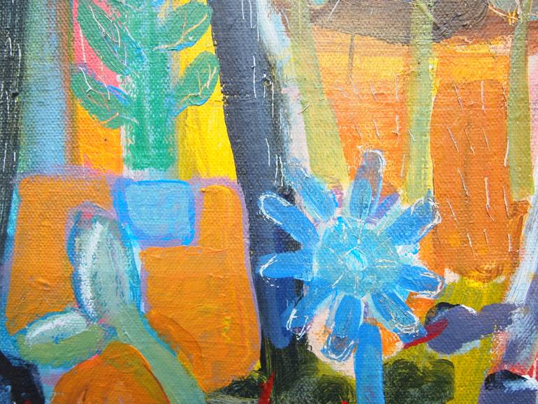 The animals walk into town Painting by Colleen Shaw | Saatchi Art