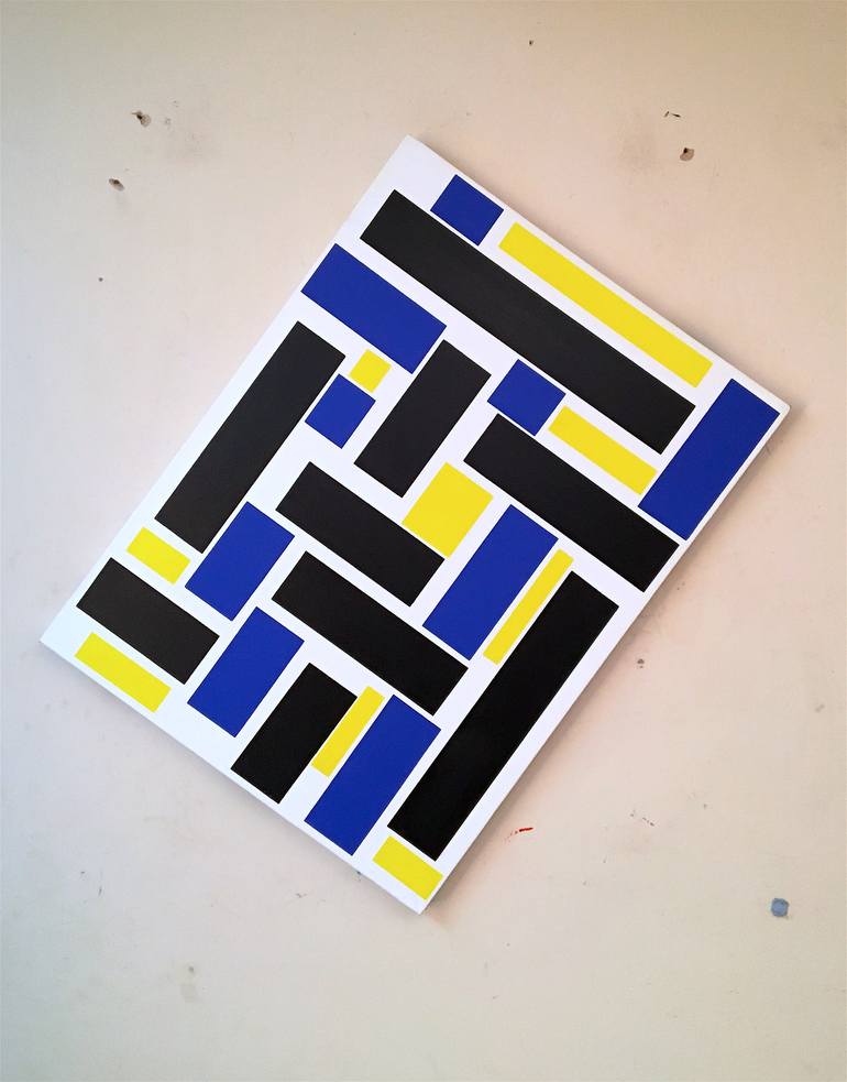 COLOUR BLOCKING NO.1 Painting by grade one | Saatchi Art