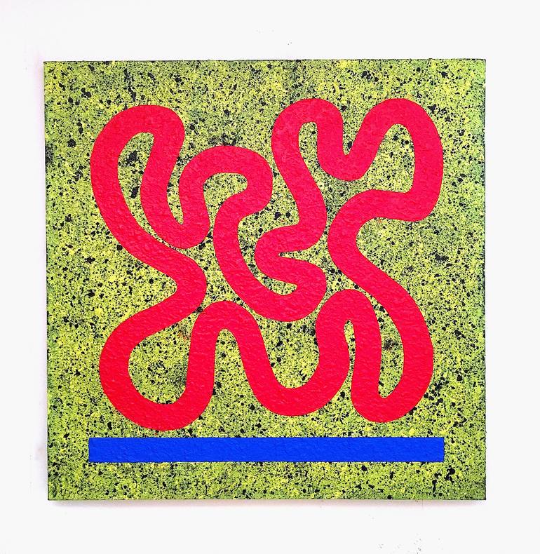 Squiggle Painting by grade one | Saatchi Art