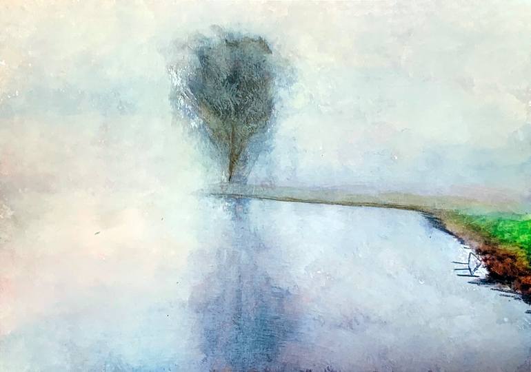 Mellow Sunset Painting by Sinisa Alujevic | Saatchi Art