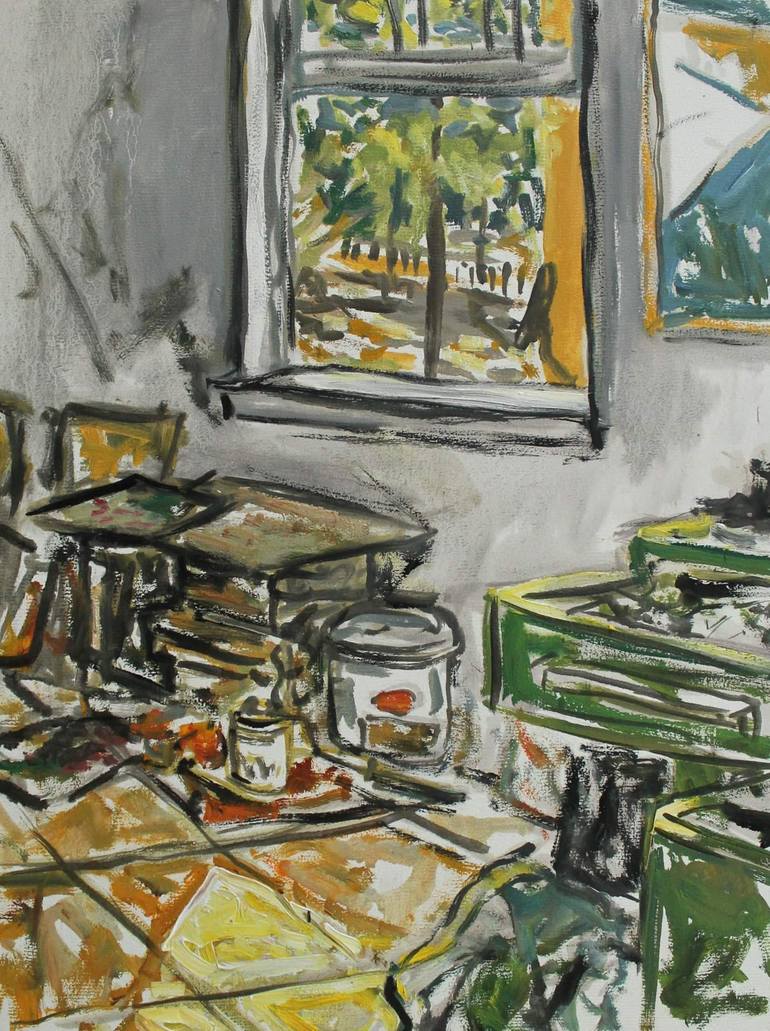 Studio View Sacramento Painting by Steven Thomas Higgins | Saatchi Art