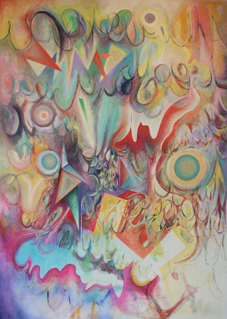 Joy of Painting No. 5 Painting by Steven Thomas Higgins | Saatchi Art