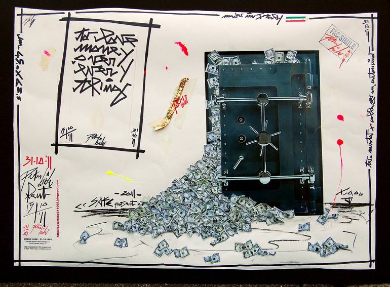 SAFE project Painting by PETER HIDE | Saatchi Art