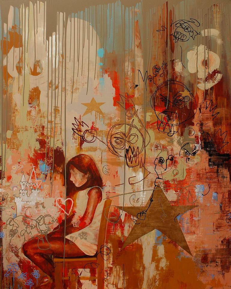 Gabi's World Painting by Chad Beroth | Saatchi Art