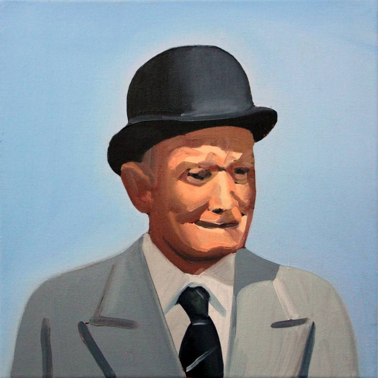 Marcus Brody - Spielberg Redux series Painting by Juan de la Rica ...