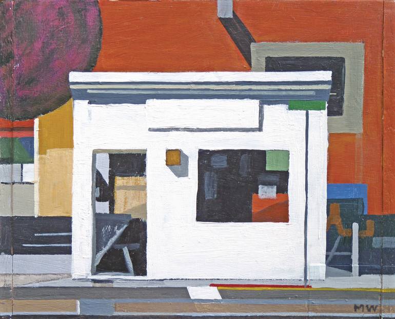 La Casa Blanca (Cigar Box Version) Painting by Michael Ward | Saatchi Art
