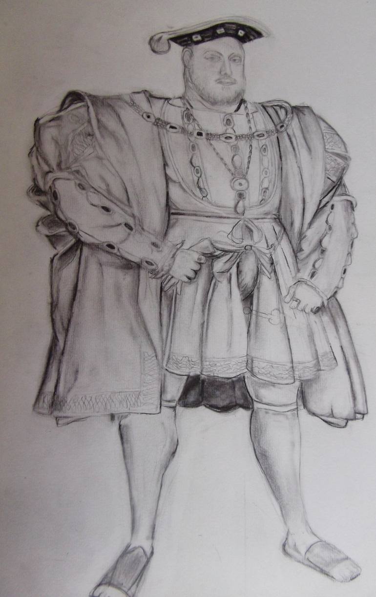 Power of Henry VIII Drawing by Tasnia Munster | Saatchi Art