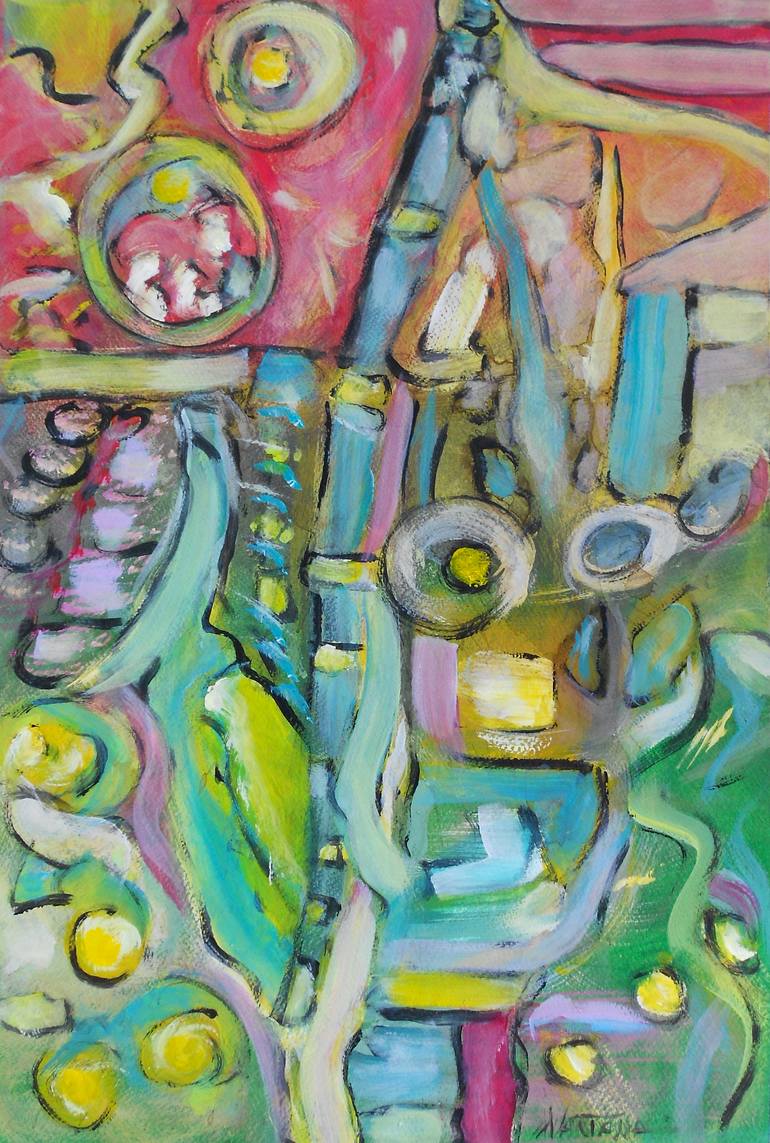 technical Painting by Nartana Thomas Holzweiler | Saatchi Art