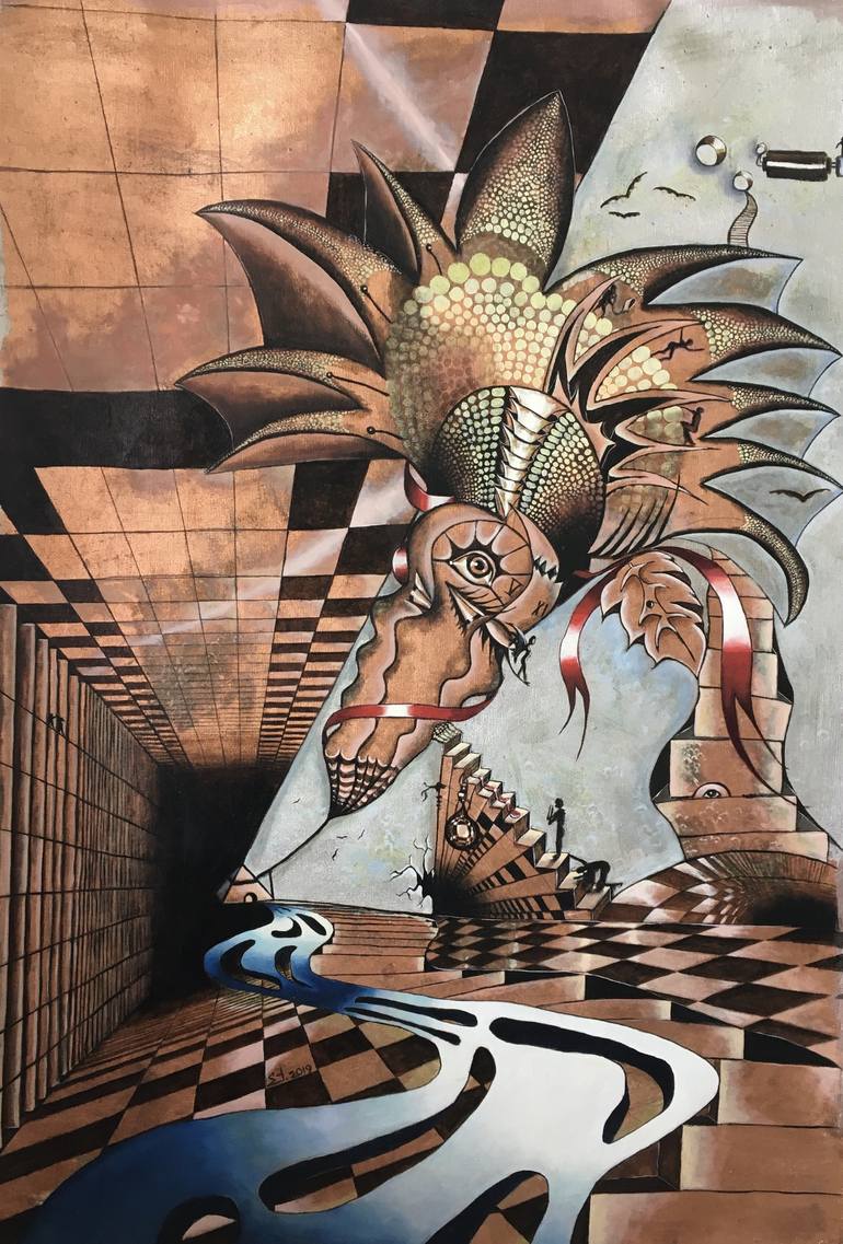 Ritual Painting by erol yıldırım | Saatchi Art