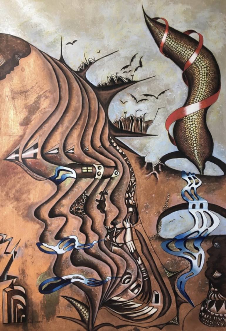 Faces... Painting by erol yıldırım | Saatchi Art