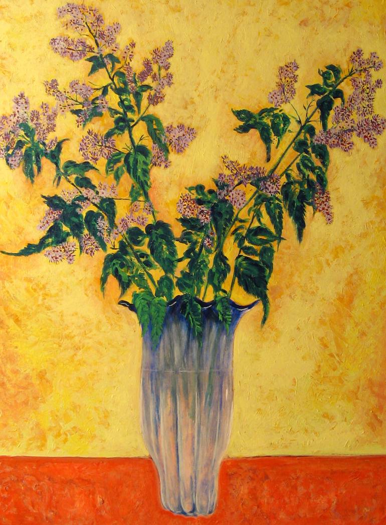 October flowers Painting by V Kezerashvili | Saatchi Art