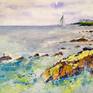 Maine, Marginal Way - 08-25-2017 Painting by V Kezerashvili | Saatchi Art