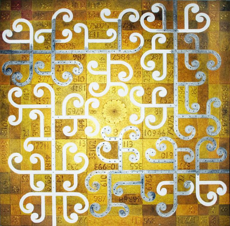 DOTU [Diagram of the Universe] Painting by Robert Pigott | Saatchi Art