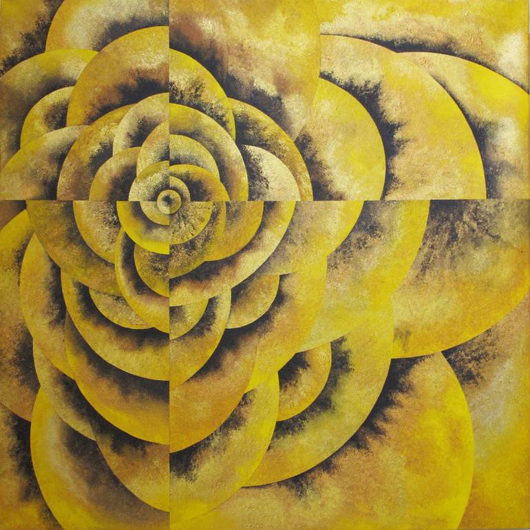 The Architecture of Coincidence: Yellow Rose Painting by Robert Pigott ...