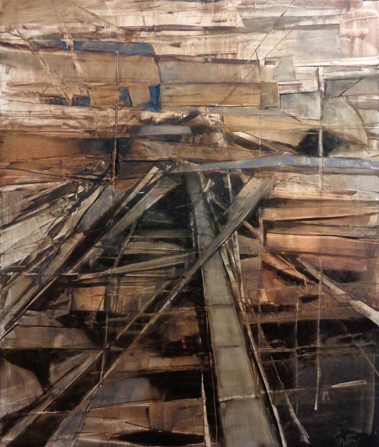 Collapse Painting by Bill Guffey | Saatchi Art