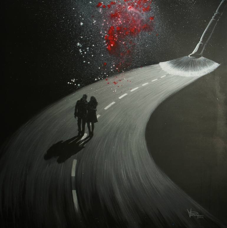 Way of Love Painting by Veri Apriyatno | Saatchi Art