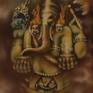 Ganesh Painting by Roger Williamson | Saatchi Art