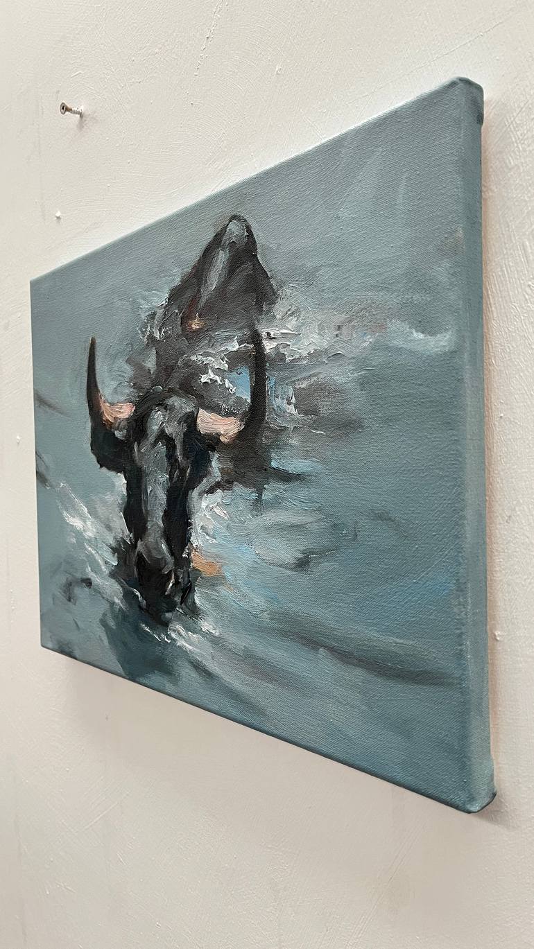 Hace Calor (study) Painting by Zil Hoque | Saatchi Art