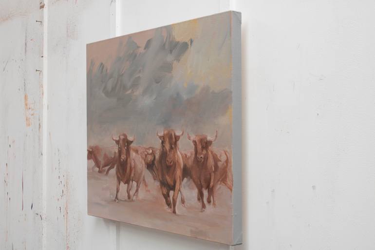 Lidians (study) Painting by Zil Hoque | Saatchi Art