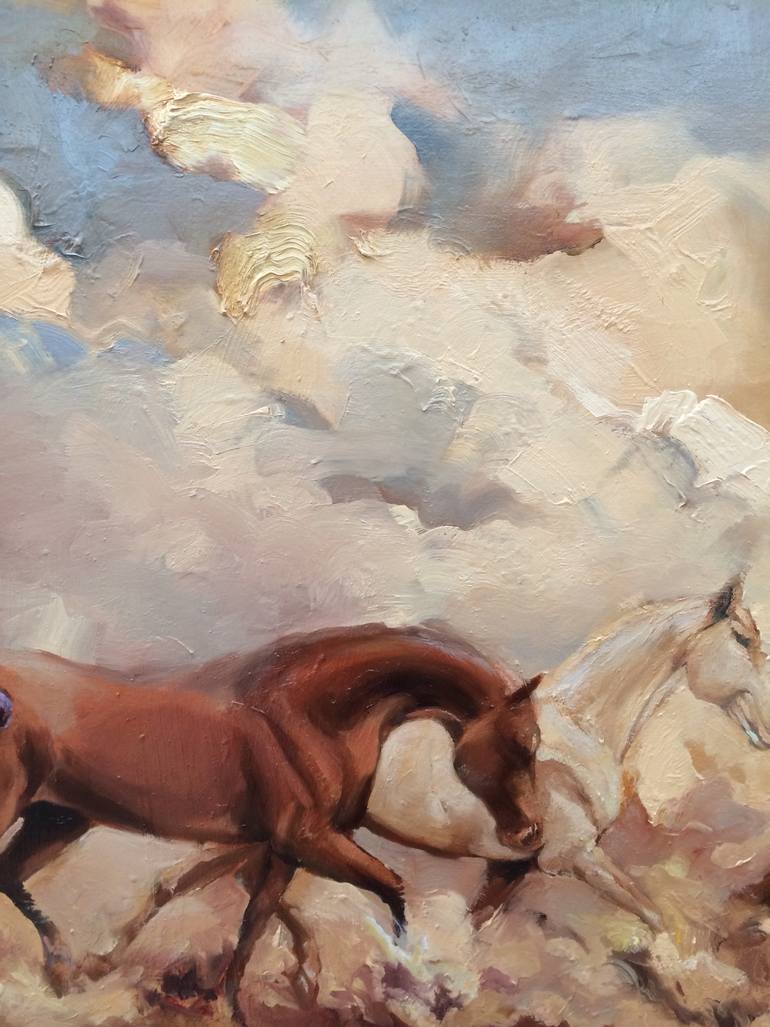 Al Khamsa Painting by Zil Hoque | Saatchi Art