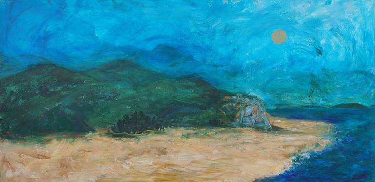 The Beach Landscape or Paisaje de Playa Painting by Carolina Busquets ...