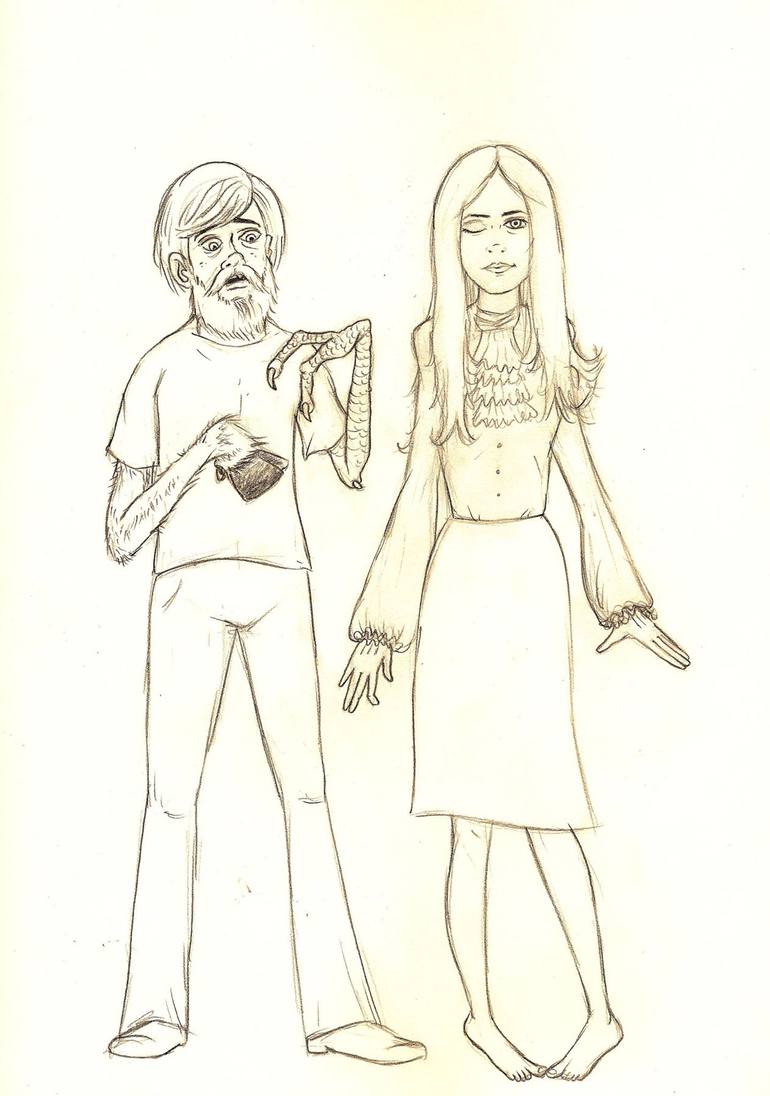 zombie girl Drawing by Jim Tozzi | Saatchi Art