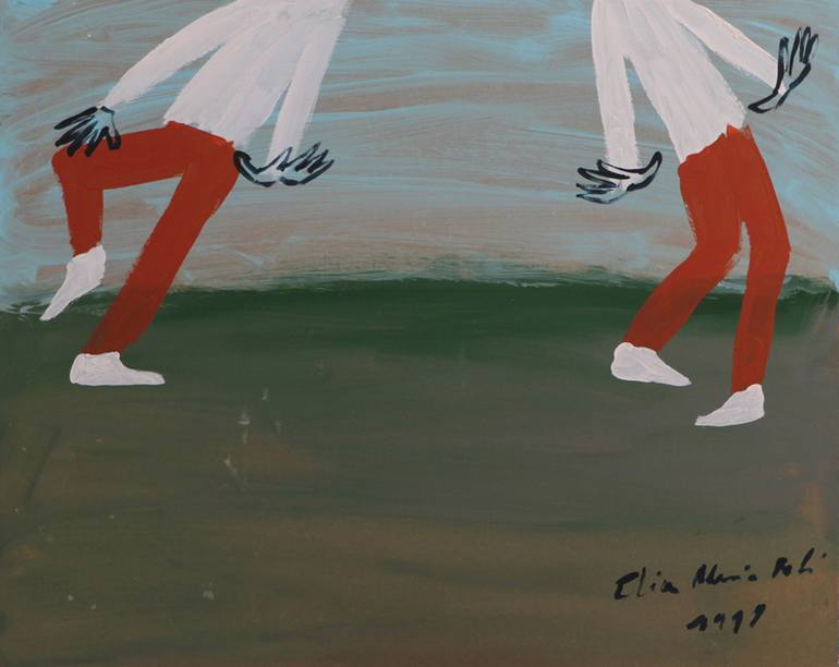 Dancing with Hannes Nr.6 Painting by Elias Maria Reti | Saatchi Art