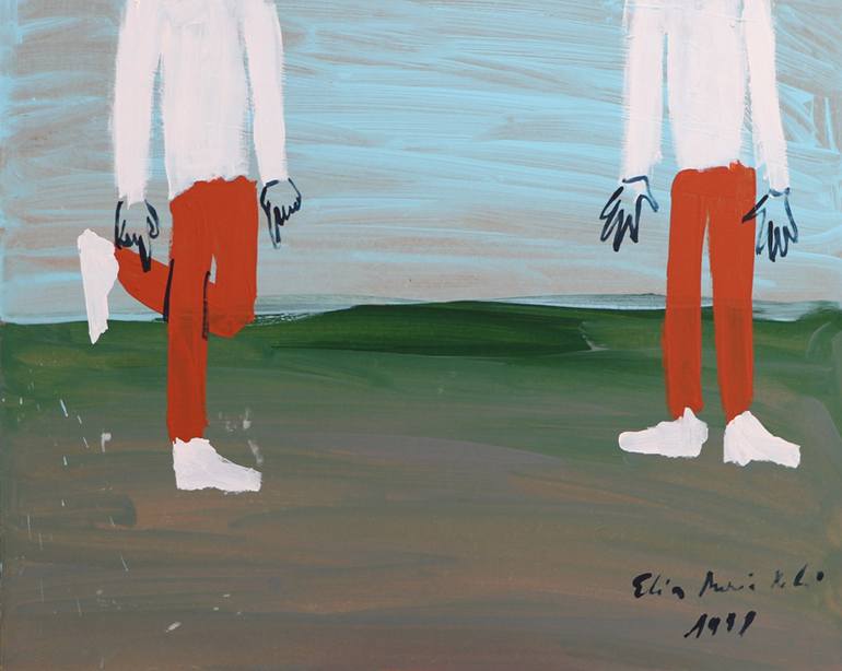 Dancing with Hannes Nr.4 Painting by Elias Maria Reti | Saatchi Art