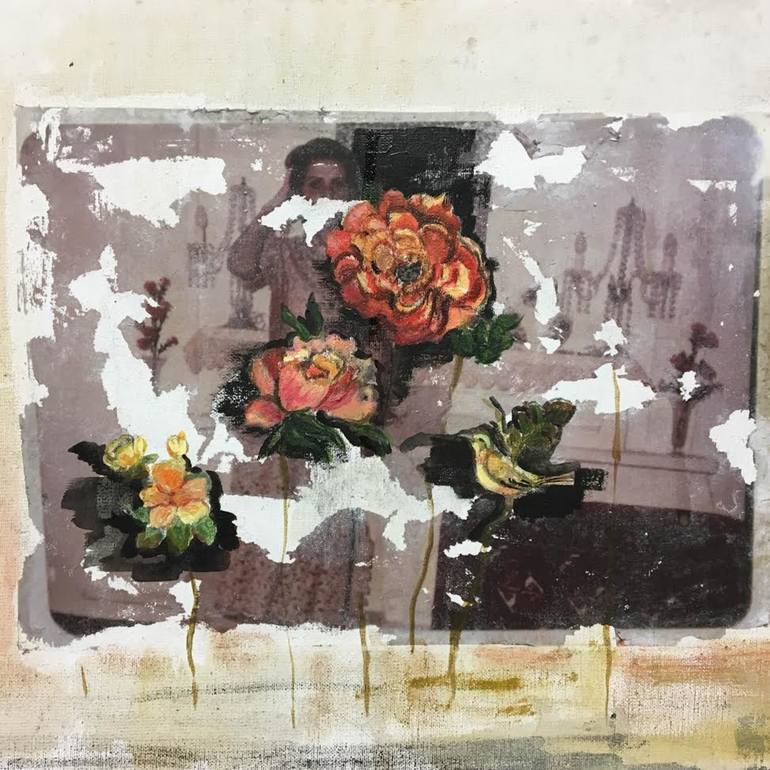 Mum with Golo Morgh Collage by Maliheh Zafarnezhad | Saatchi Art
