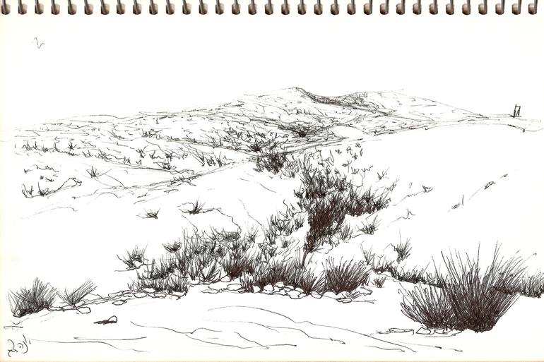 ske 1-20 - From a series of drawings along the roads in the Negev ...