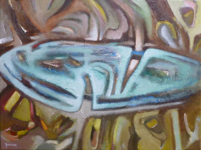 Stalactite and Stalagmite Painting by Scott Spencer | Saatchi Art