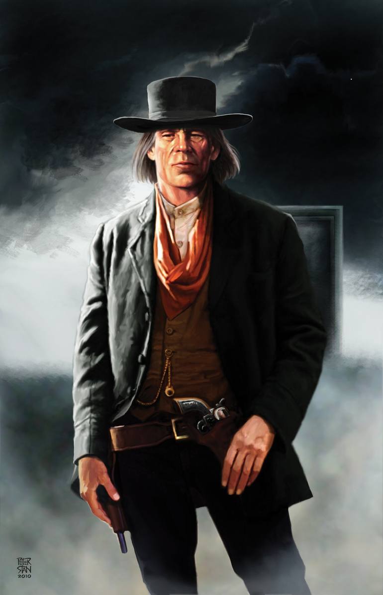 The Dark Tower-Gunslinger Mixed Media by Peter Stanimirov | Saatchi Art
